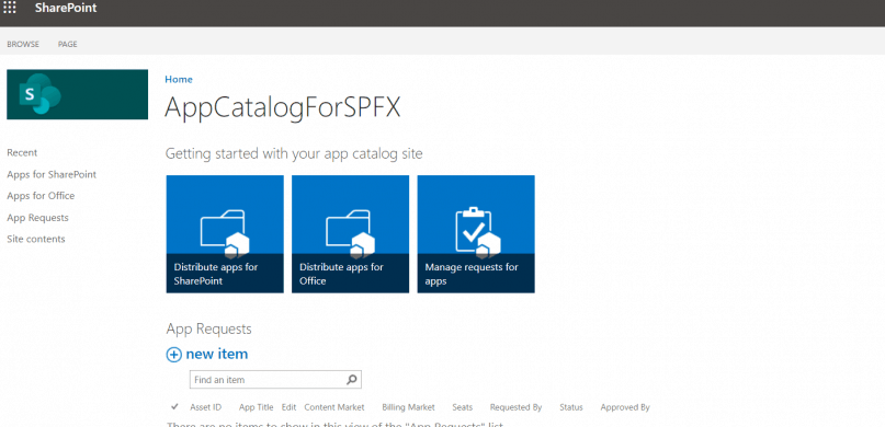 SharePoint App Catalog - How to Create - Enjoy SharePoint