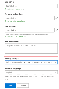 Change a SharePoint Site From Private to Public