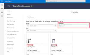 SharePoint Online Events Web Part - Enjoy SharePoint