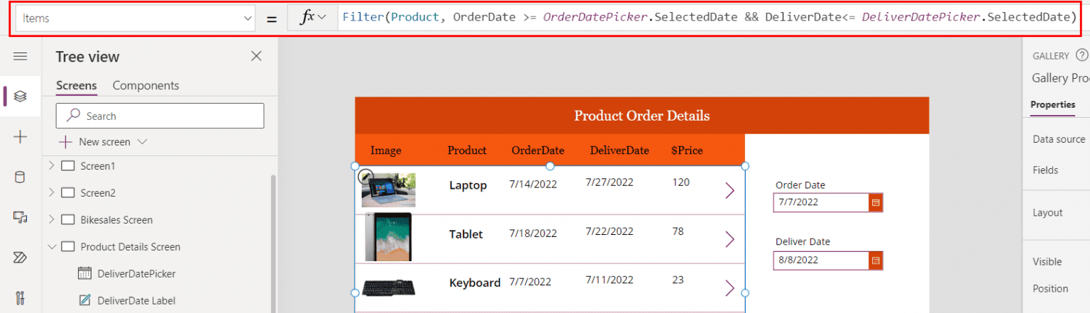Power Apps Gallery Filter [With Real Examples] - Enjoy SharePoint