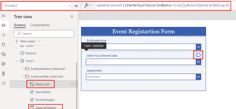 How to Reset Power Apps Date Picker - Enjoy SharePoint