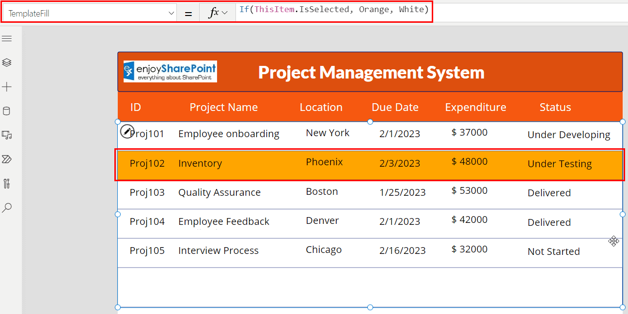 How To Get Selected Value From Gallery In Power Apps? - Enjoy SharePoint