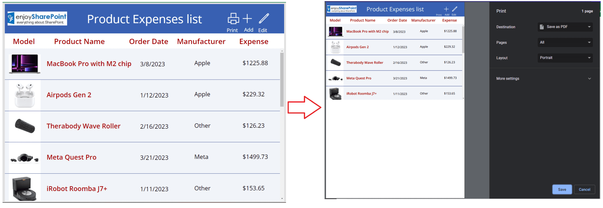 Power Apps Print Function [With Various Examples] - Enjoy SharePoint