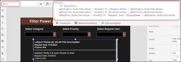 How to Filter Power Apps Gallery By Dropdown & Multiple Dropdowns ...