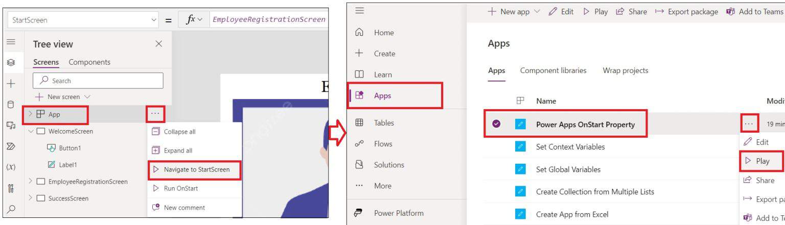 How to Use App OnStart Function in Power Apps? - Enjoy SharePoint