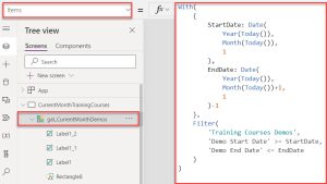 How to Filter Power Apps Gallery by Month & Date Range | 2025