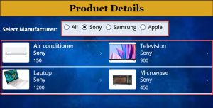 How to Filter Gallery By Radio Button in Power Apps