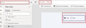 Reset or Deselect Radio Button in Power Apps With Examples