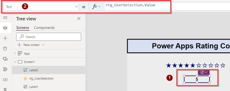 How to Use Power Apps Rating Control? [With Examples] - Enjoy SharePoint