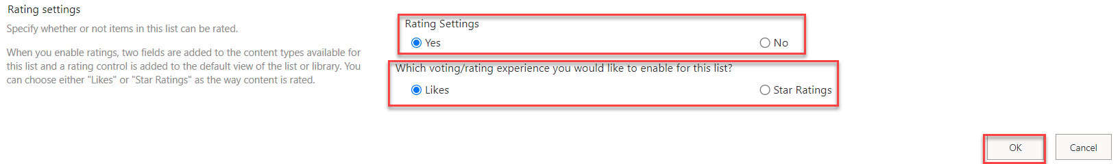SharePoint Online Rating Column - Enjoy SharePoint