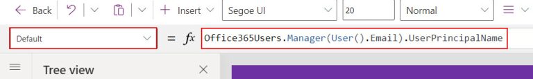 Get Selected User Manager Name By Default in Power Apps