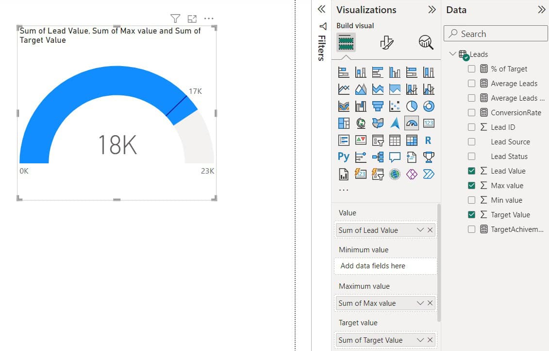 How to Create and Use Gauge Chart in Power BI