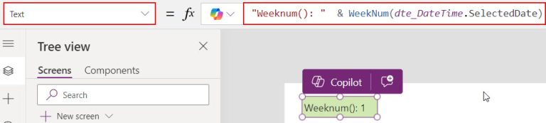 Power Apps WeekNum and ISOWeekNum Function + Examples - Enjoy SharePoint