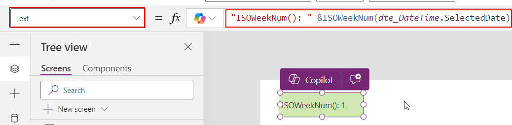 Power Apps WeekNum and ISOWeekNum Function + Examples - Enjoy SharePoint