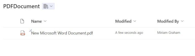 Convert Word Files to PDF Using Power Automate
