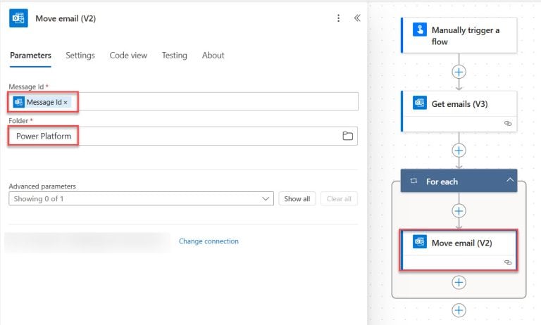 How to Move Email to Folder Using Power Automate?