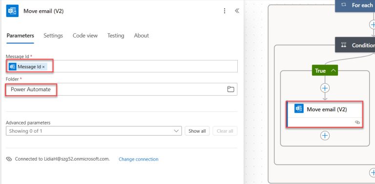 How to Move Email to Folder Using Power Automate?
