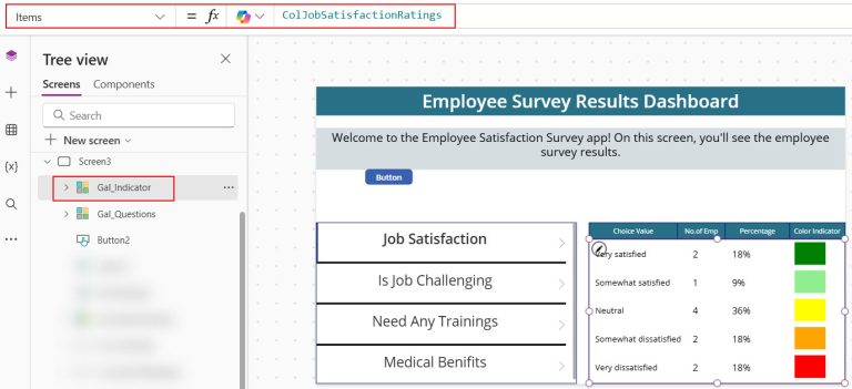 Power Apps Progress Bar with SharePoint List Choices in 2025