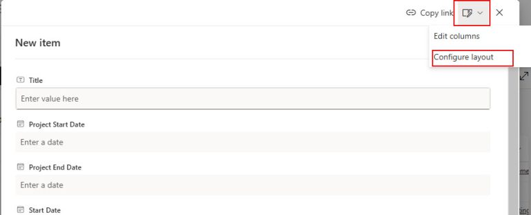 Customize SharePoint List Form Layout using JSON