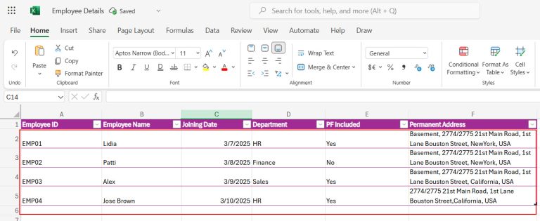 Update SharePoint List Items from Excel using Power Automate