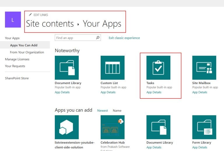 How to Create and Manage Task List in SharePoint