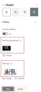 How to Change SharePoint Site Logo and Thumbnail?