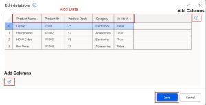 Insert Row into Data Table in Power Automate Desktop