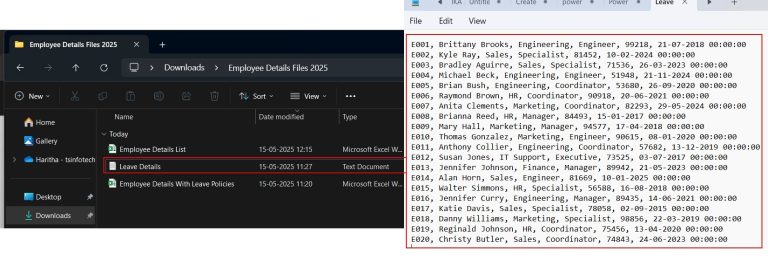 Extract Data from an Excel using Power Automate Desktop