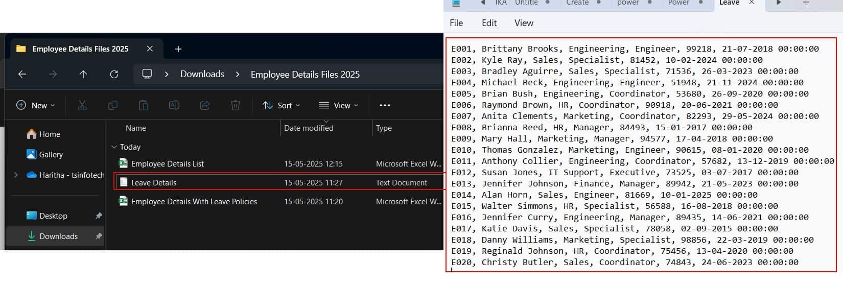 Extract Data from an Excel using Power Automate Desktop