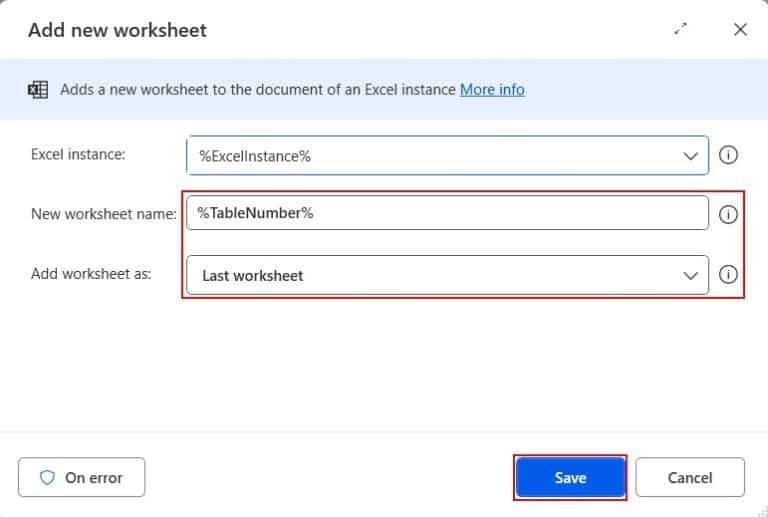 Extract Tables from a PDF using Power Automate Desktop