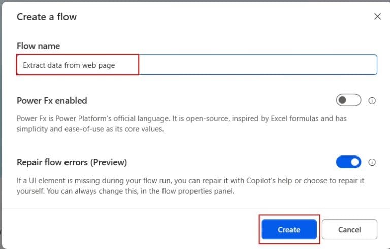 Extract Data From a Web Page to Excel Using Power Automate Desktop