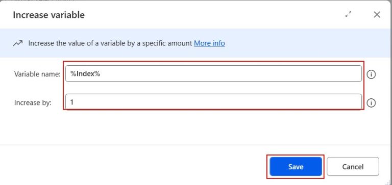 Update Data Table Items using Power Automate Desktop