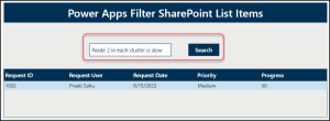 How to Filter SharePoint List Items in Power Apps