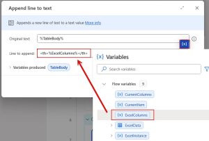 Add Excel Table into HTML Email Body using Power Automate Desktop
