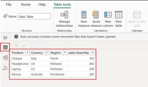 Power BI Table Visual | Create a Table in Power BI