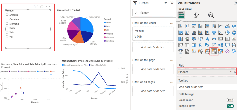 Slicers in Power BI Report - Enjoy SharePoint