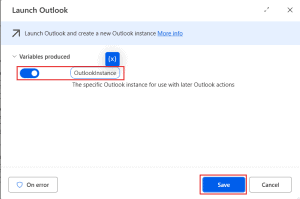 Send Outlook Email with Attachments using Power Automate Desktop