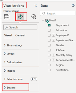 Add and Customize Button Slicer in Power BI