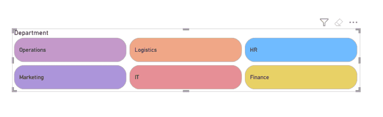 Add and Customize Button Slicer in Power BI