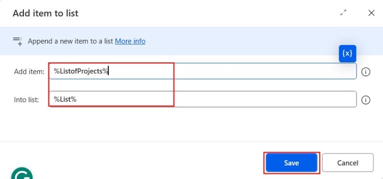 Power Automate Desktop Concatenate Strings