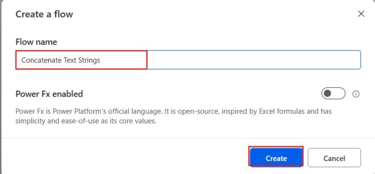 Power Automate Desktop Concatenate Strings