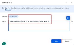 Power Automate Desktop Concatenate Strings