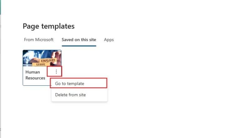 Create Page Templates in SharePoint Online
