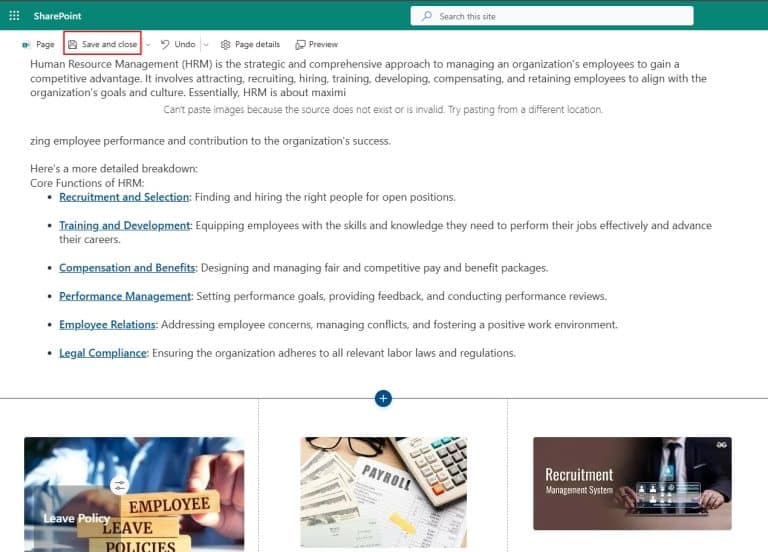 Create Page Templates in SharePoint Online