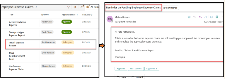 Power Automate Send Reminder Emails