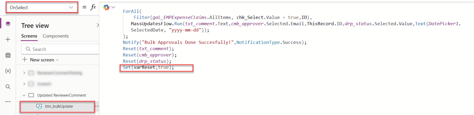 Power Apps Error Fix: Reset Function Only Works with Controls