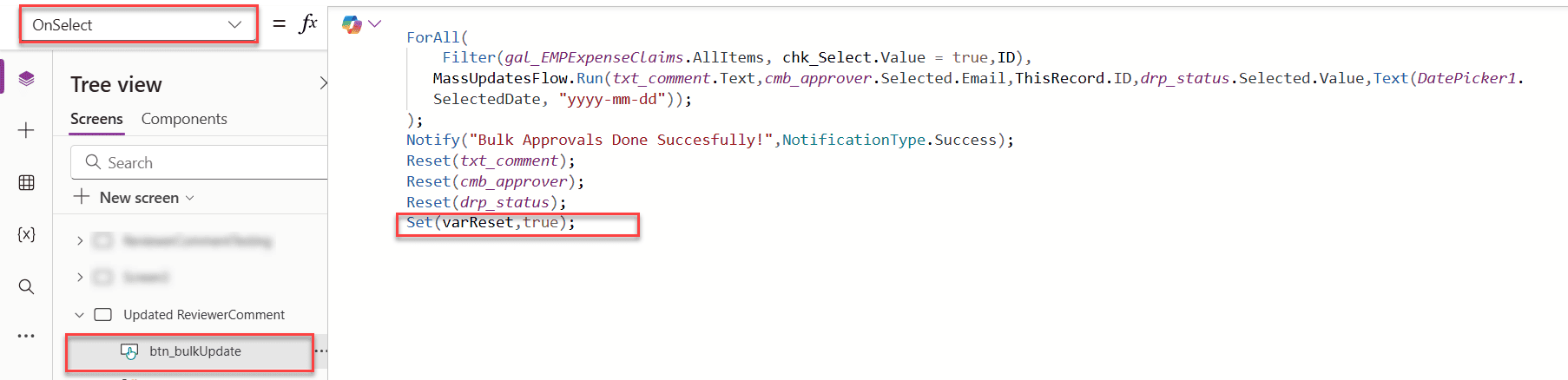 Power Apps Error Fix: Reset Function Only Works with Controls