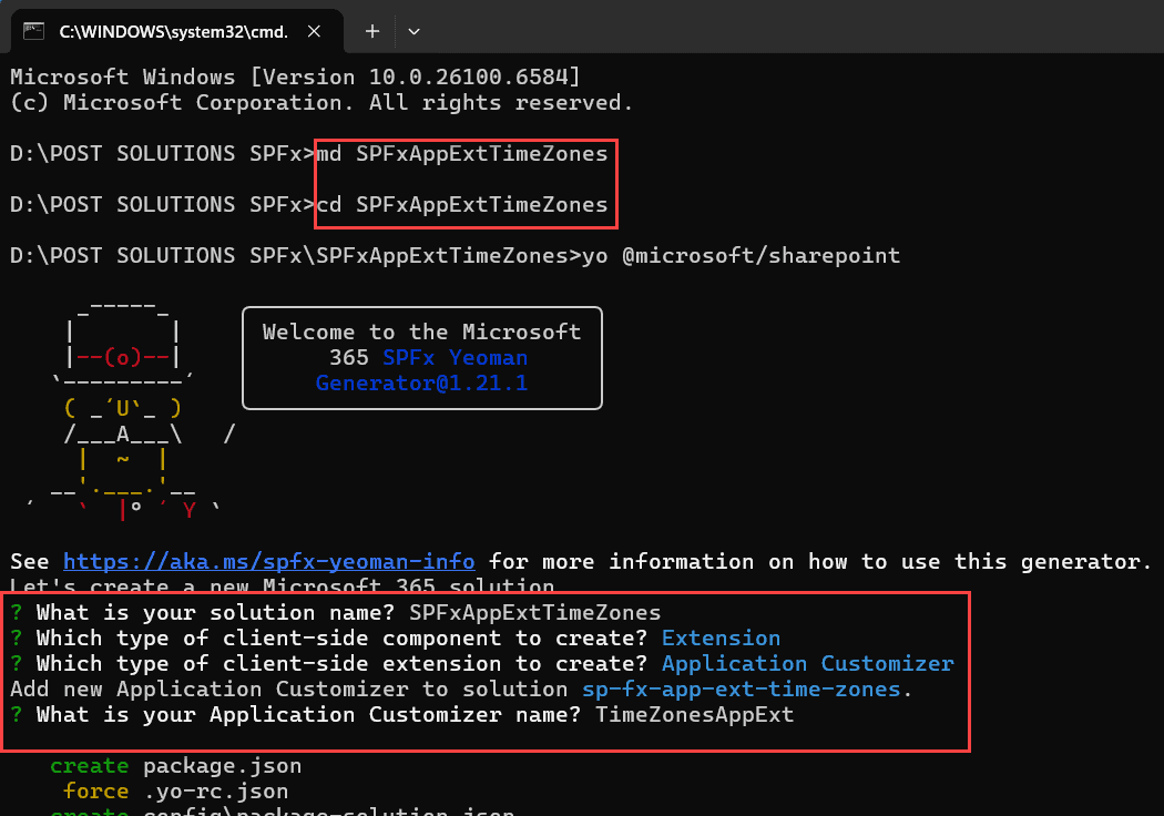 SPFx Application Customizer Example