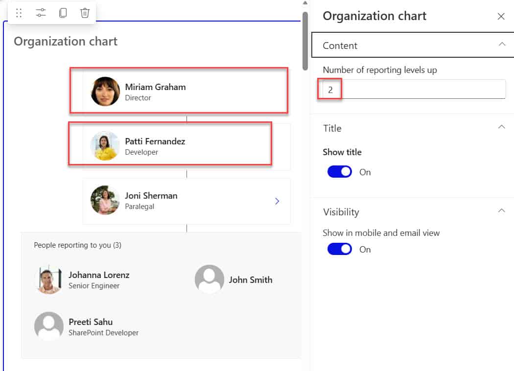 Create an Organization Chart in SharePoint Online