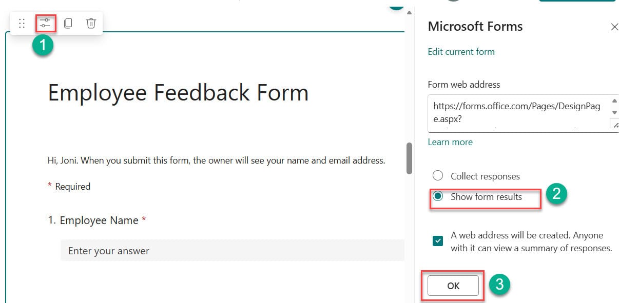 Microsoft Forms Web Part in SharePoint Online - Enjoy SharePoint